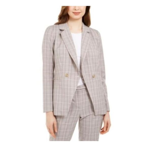 Calvin Klein | Jackets & Coats | Calvin Klein Womens Gray Cutaway Front ...
